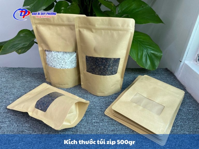 Tổng hợp các kích thước túi zip THÔNG DỤNG hiện nay